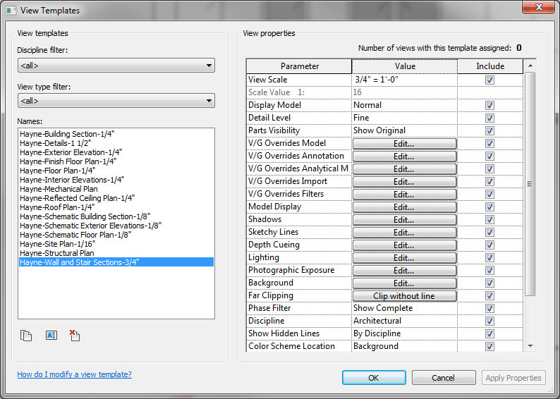 Hayne Architects | REVIT Best Practices: Setting up a Project Template ...